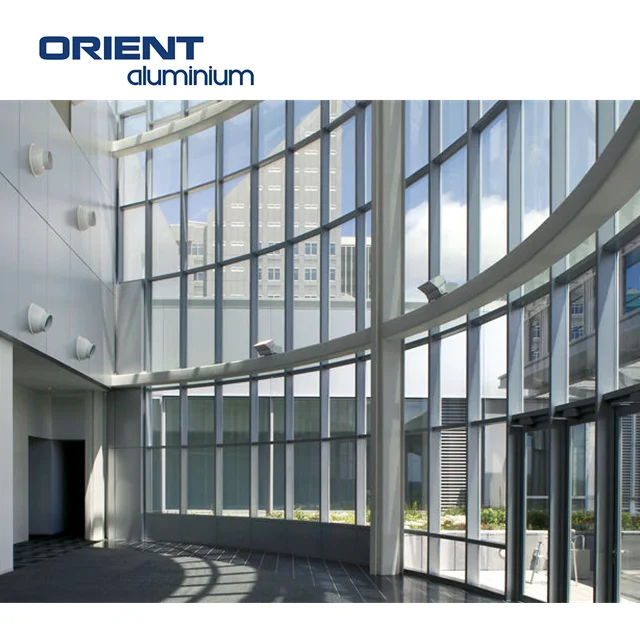 Aluminium Skyscraper Aluminum Glass Curtain Wall Curtain Wall Operable ...