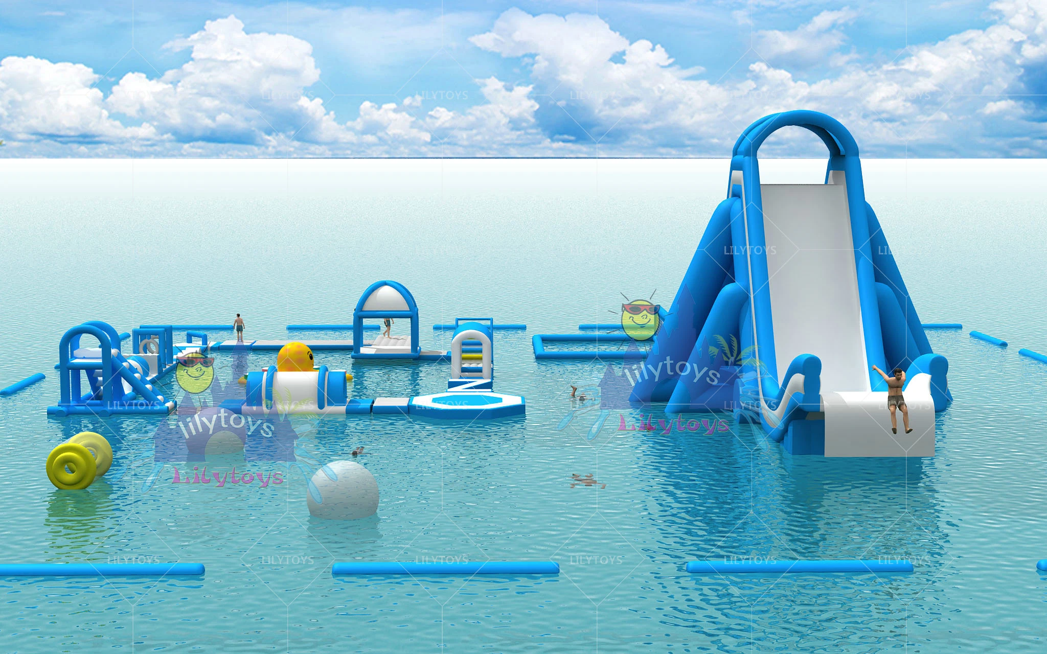 Alibaba.com: Lake Inflatables Water Games Adults Inflatable Water Park ...