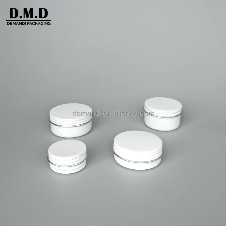 30 Grams Bottle - White Aluminum Jar for Cosmetic Packaging