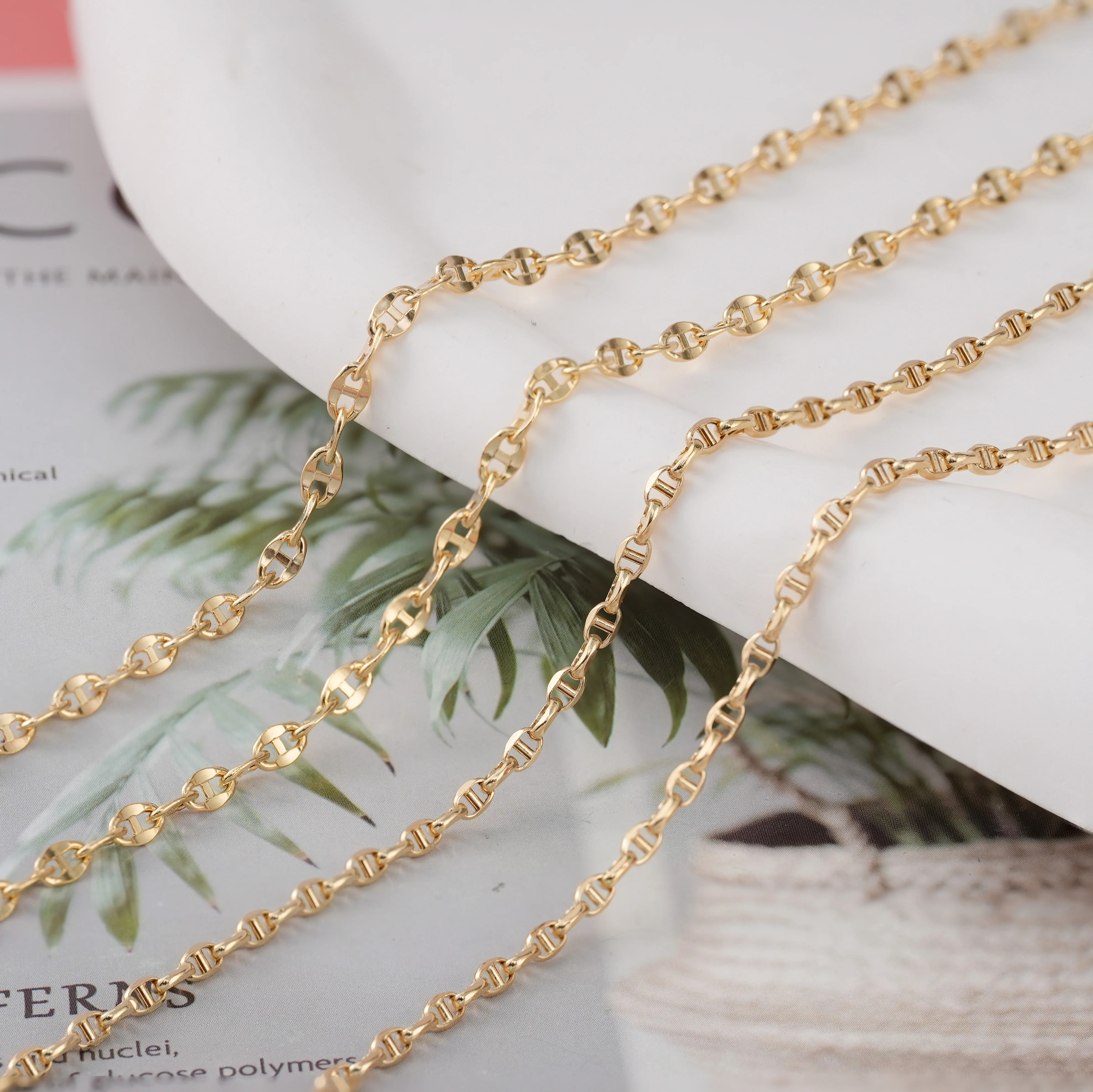 Au750 18k Pure Gold Pig Nose Chain Saudi Gold Jewelry Pawnable 18k Real Gold For Men And Women ...