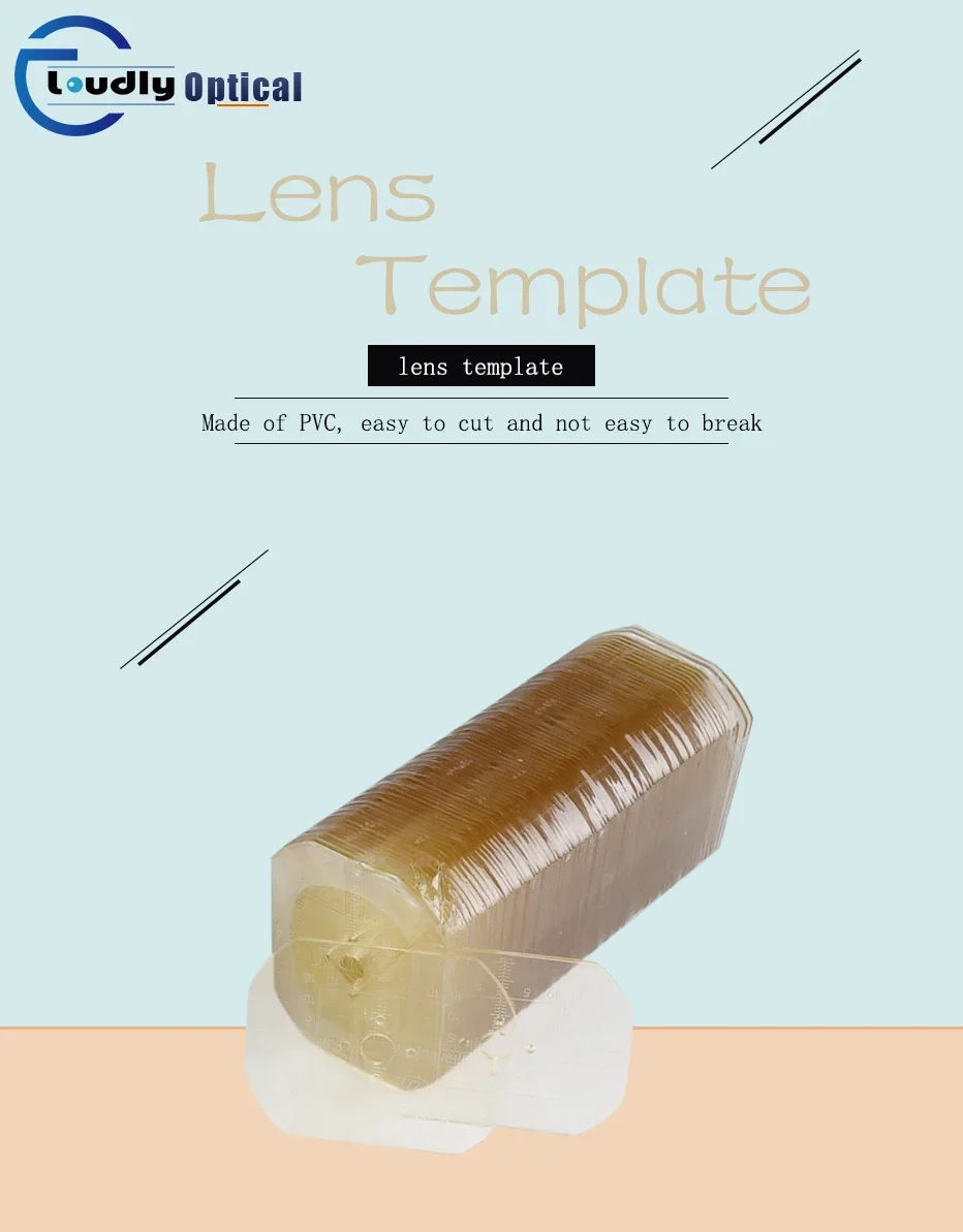 Pvc Spectacle Lens Templates For Lens Edger Eyeglasses Processing ...