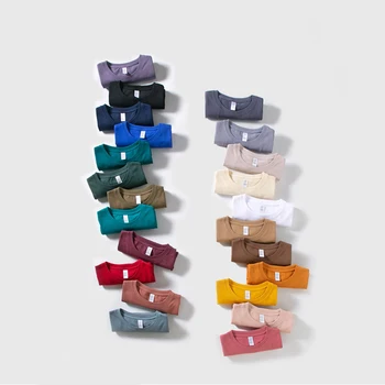 270gsm Unique Retro Color 100% Cotton Short Sleeved T-shirts Unisex ...