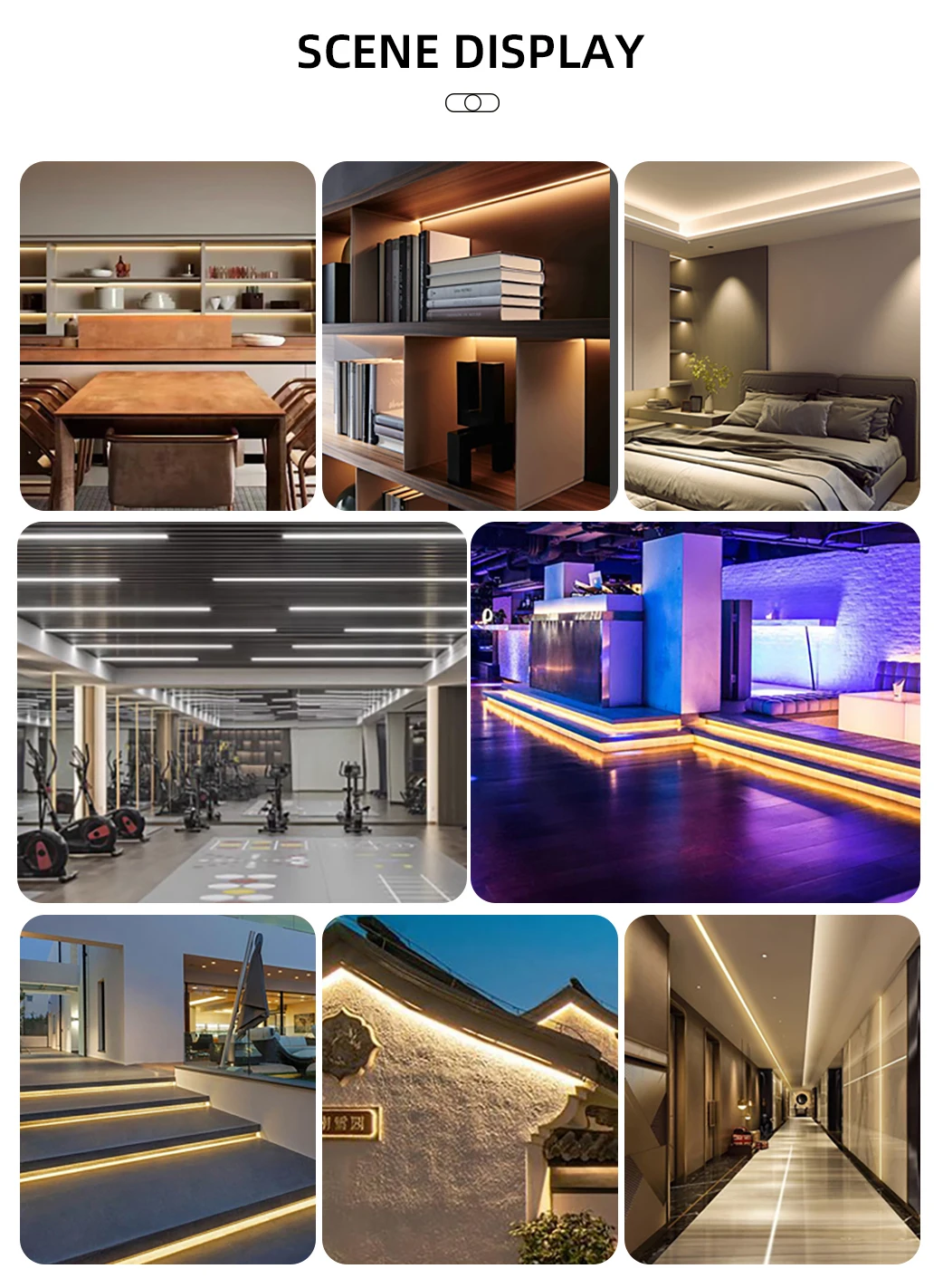 High Density Led Rope Light Cri95 High Brightness Efficient Ra97 High ...