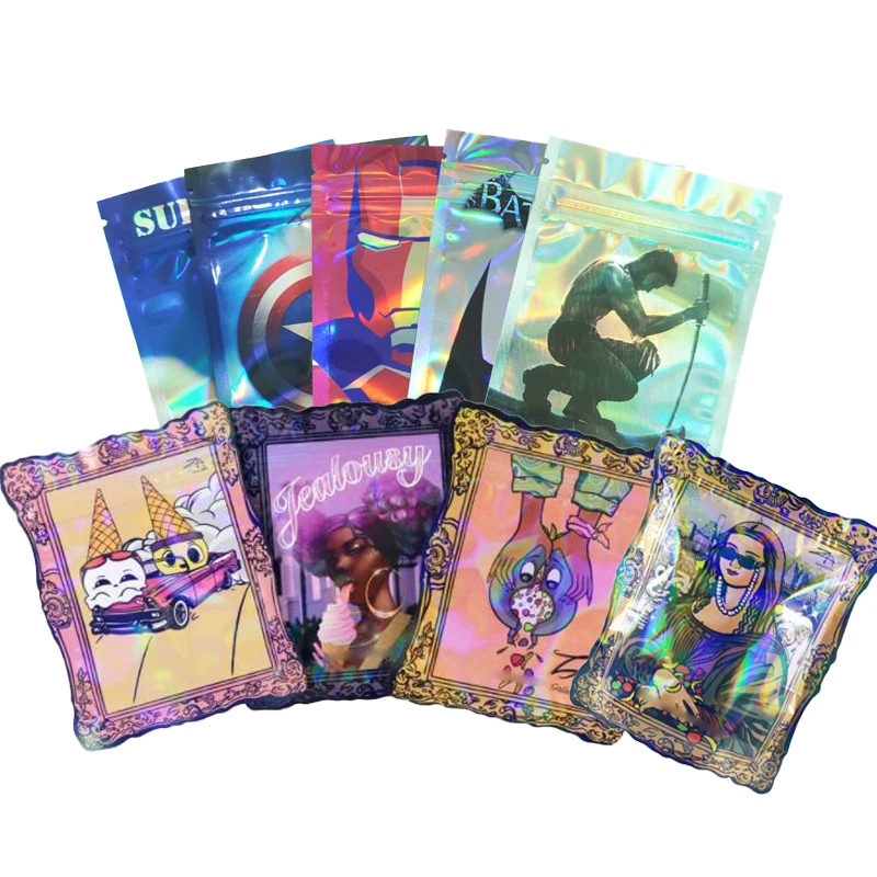 Custom Printed Resealable Paper Packing Sachet Pouch