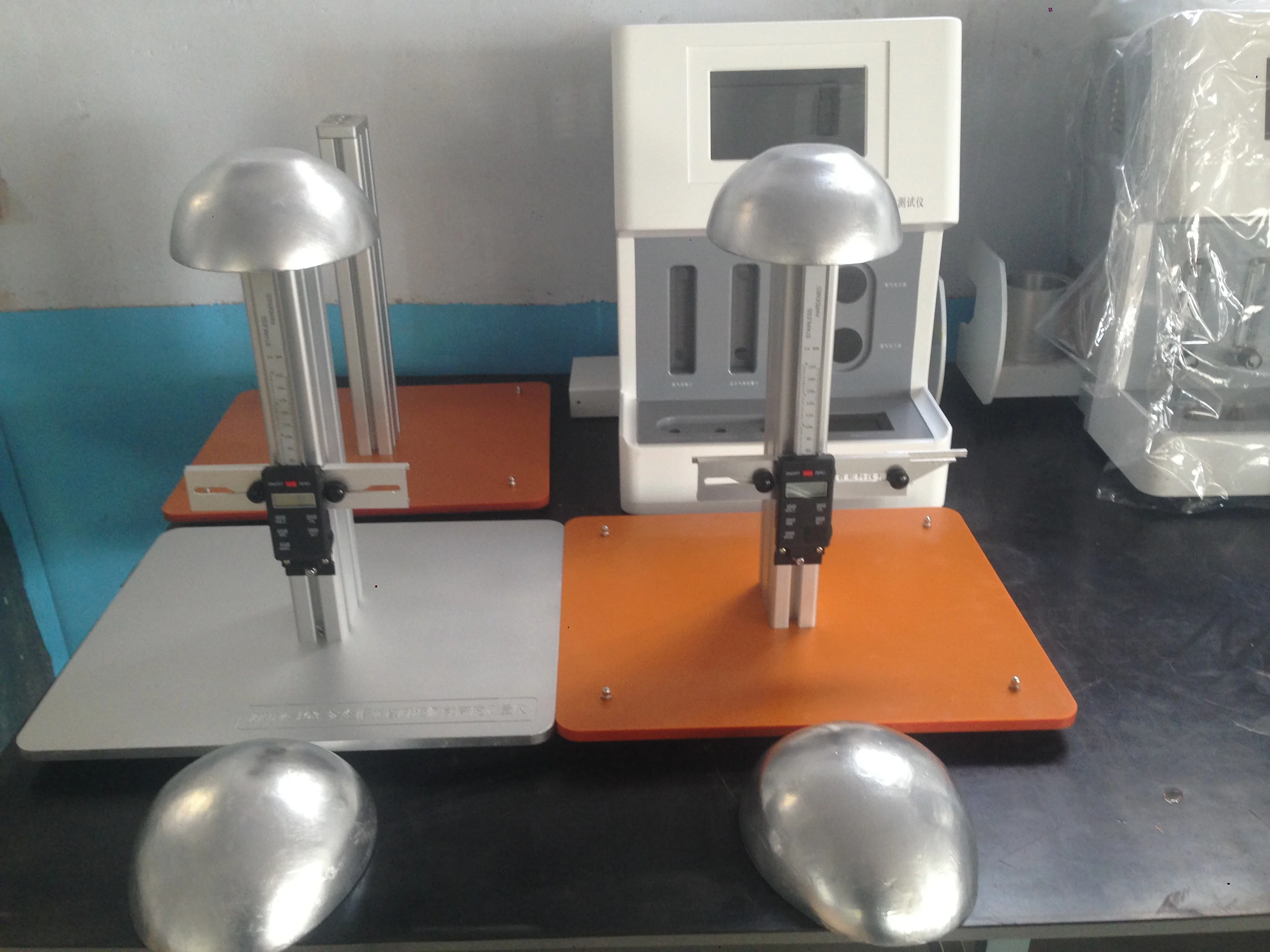 Safety Helmet Height Measuring Ertical Spacing Test Machine - Buy Wear ...