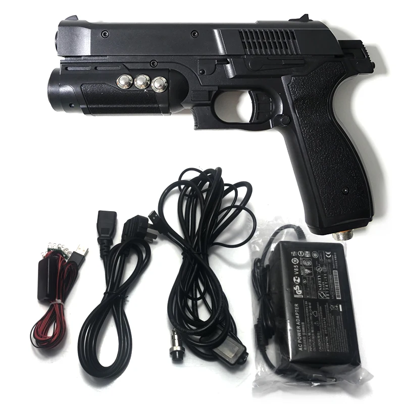 4 LED Sensors USB Light Gun Kit for PC Shooting Games - Mini PC Game ...