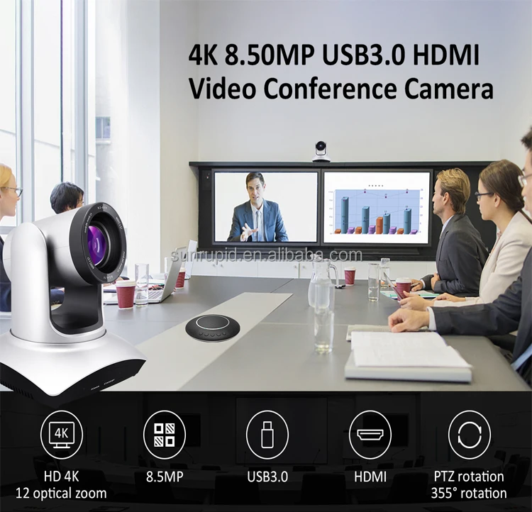 2024 New 4k Ptz Camera Ai Human Tracking Auto Framing Usb3.0 10x ...