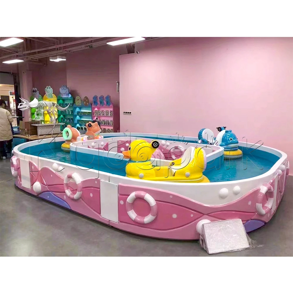 Outdoor Indoor Fiberglass Waterway Carousel Floating Boat
