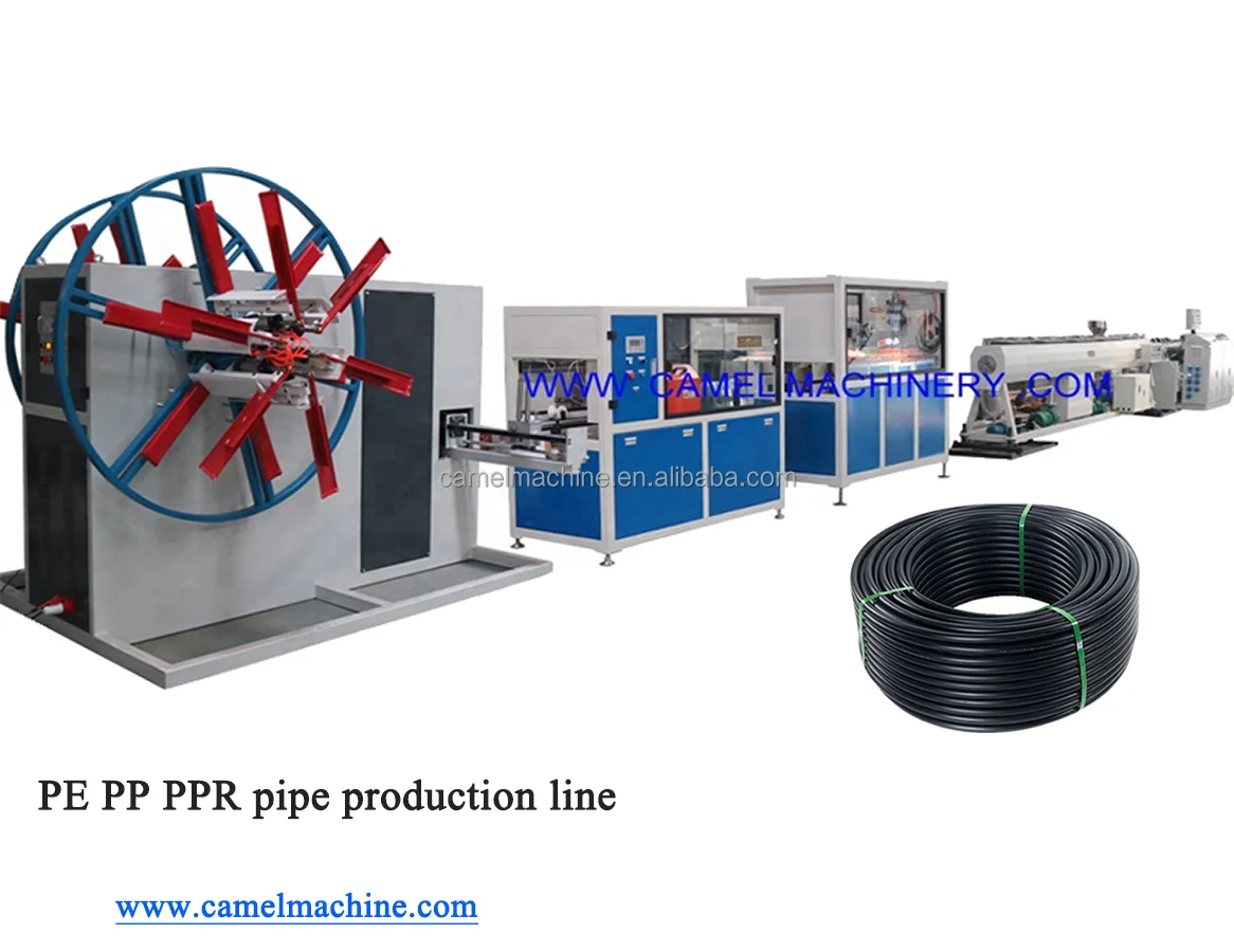 Pe Hdpe Ppr Pipe Making Machine Production Line/PE PP Water Gas Supply ...