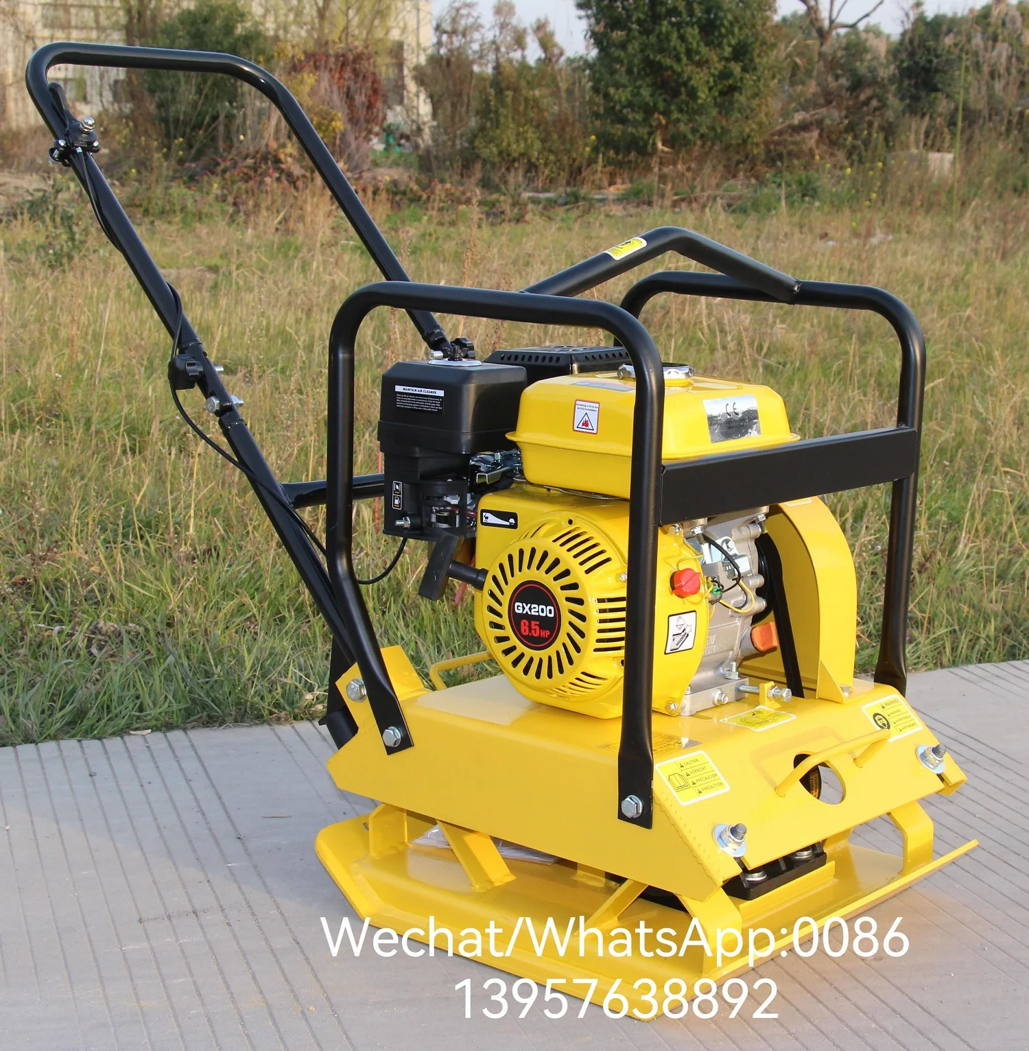 Forward Vibratory Soil Plate Compactor Tamper Machine Small Plate ...