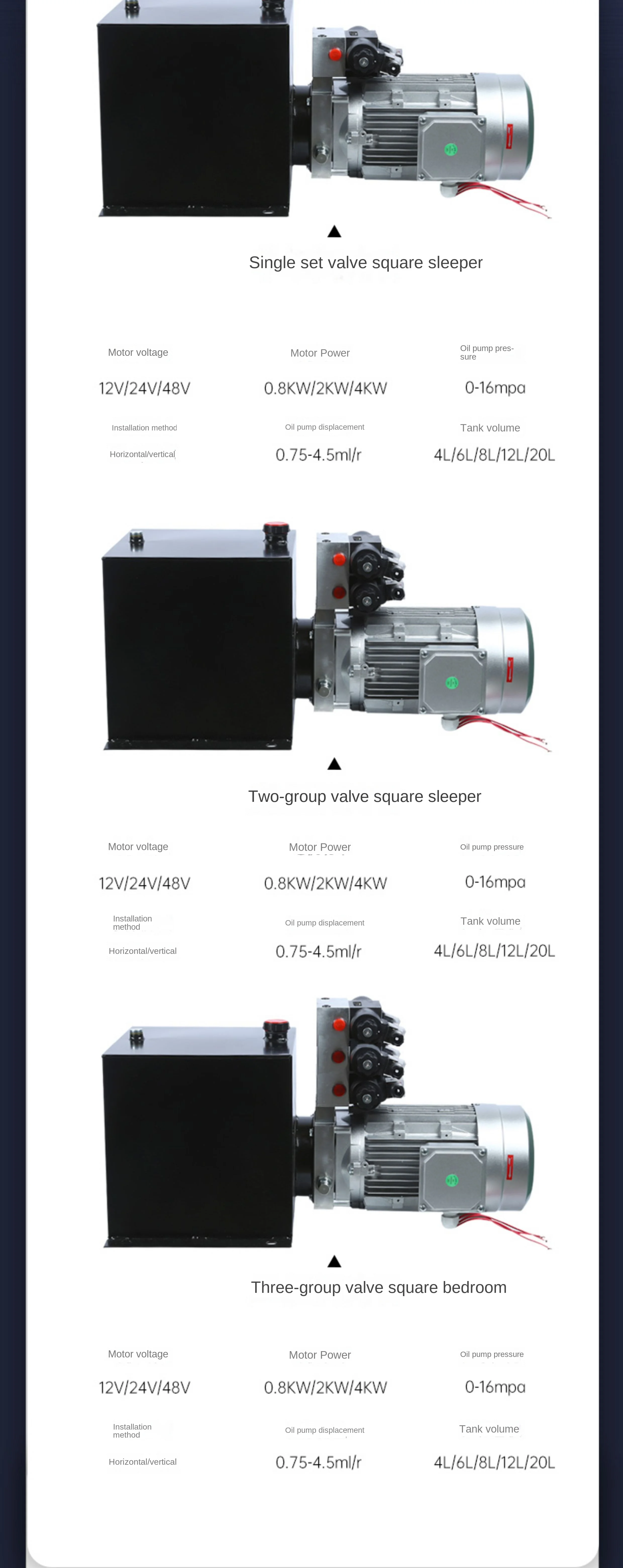 Hydraulic Power Unit Assembly Pump Motor Electromagnetic Electric ...