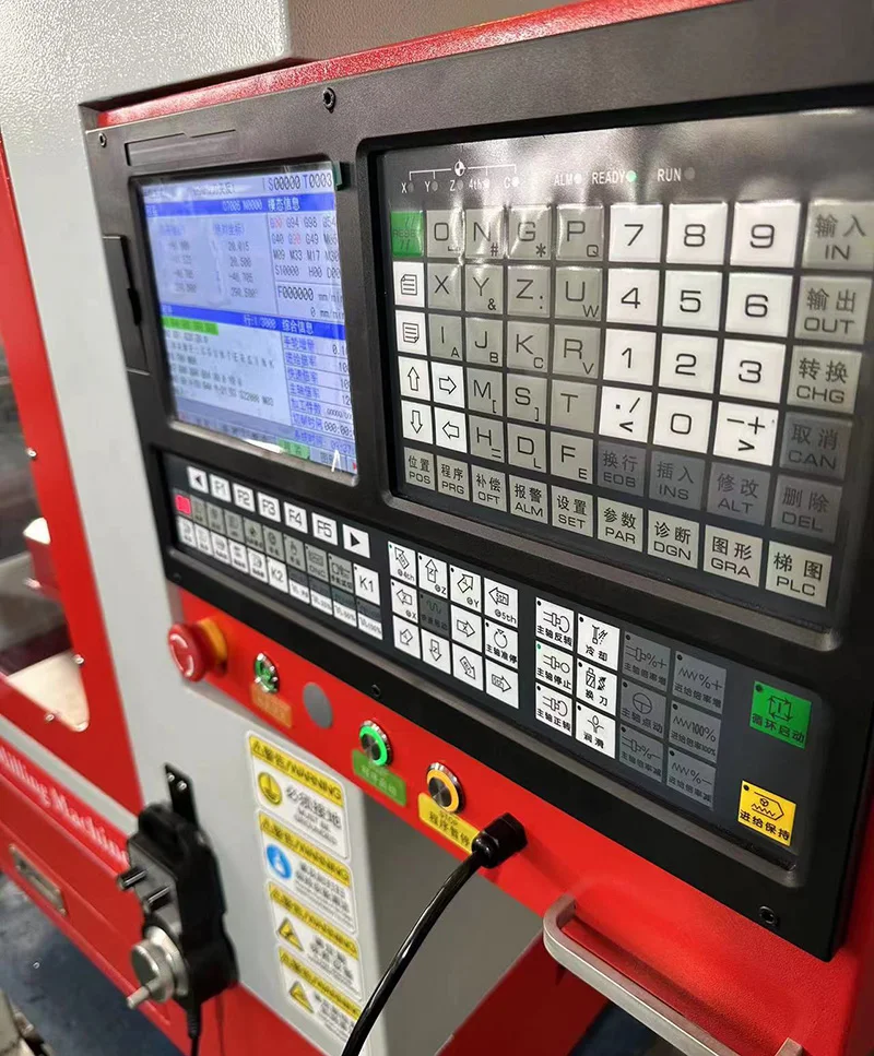XH7115B Mini CNC Milling Machine - 4-Axis Automatic Metal Milling for ...