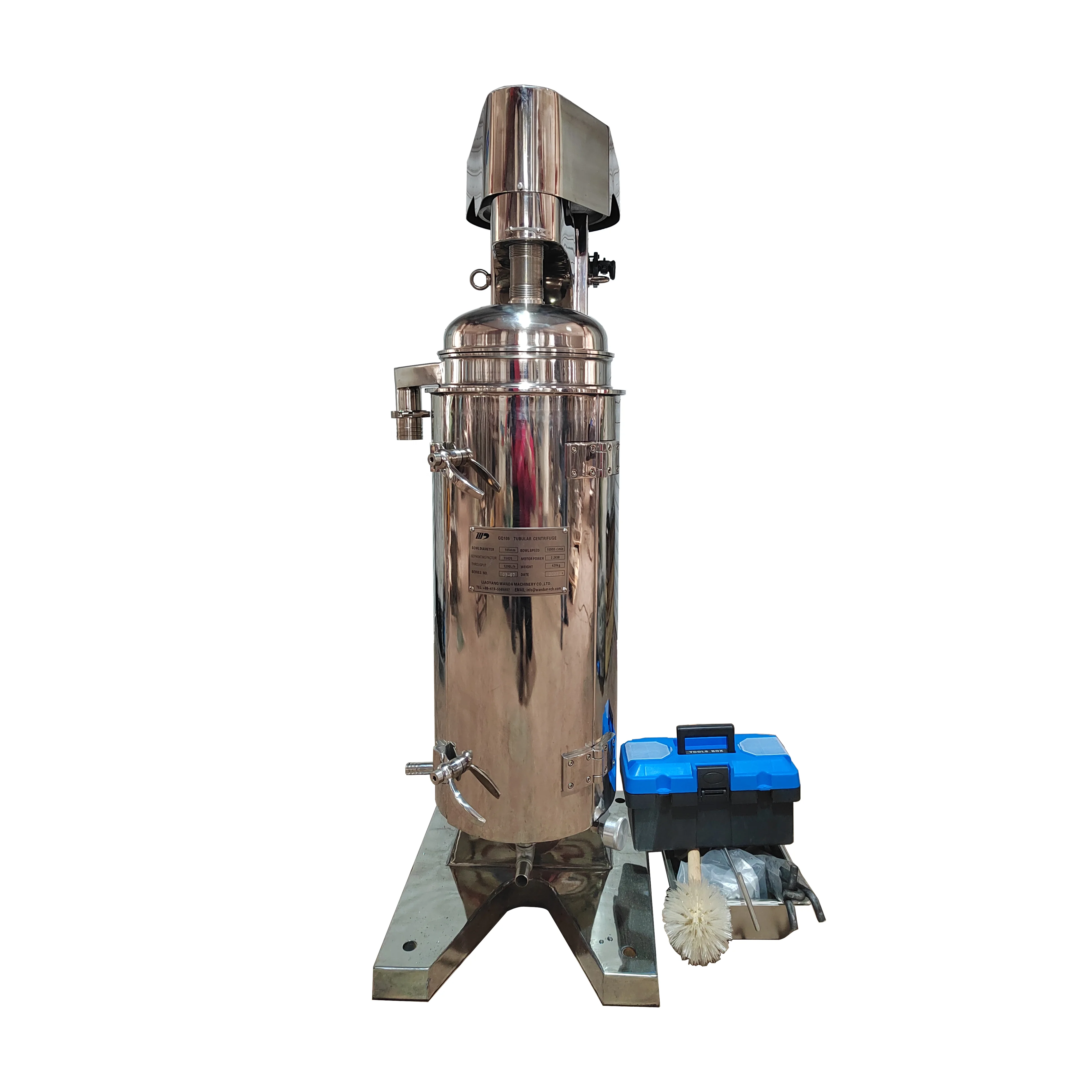 Industrial Centrifugal Separator for Algae Biomass