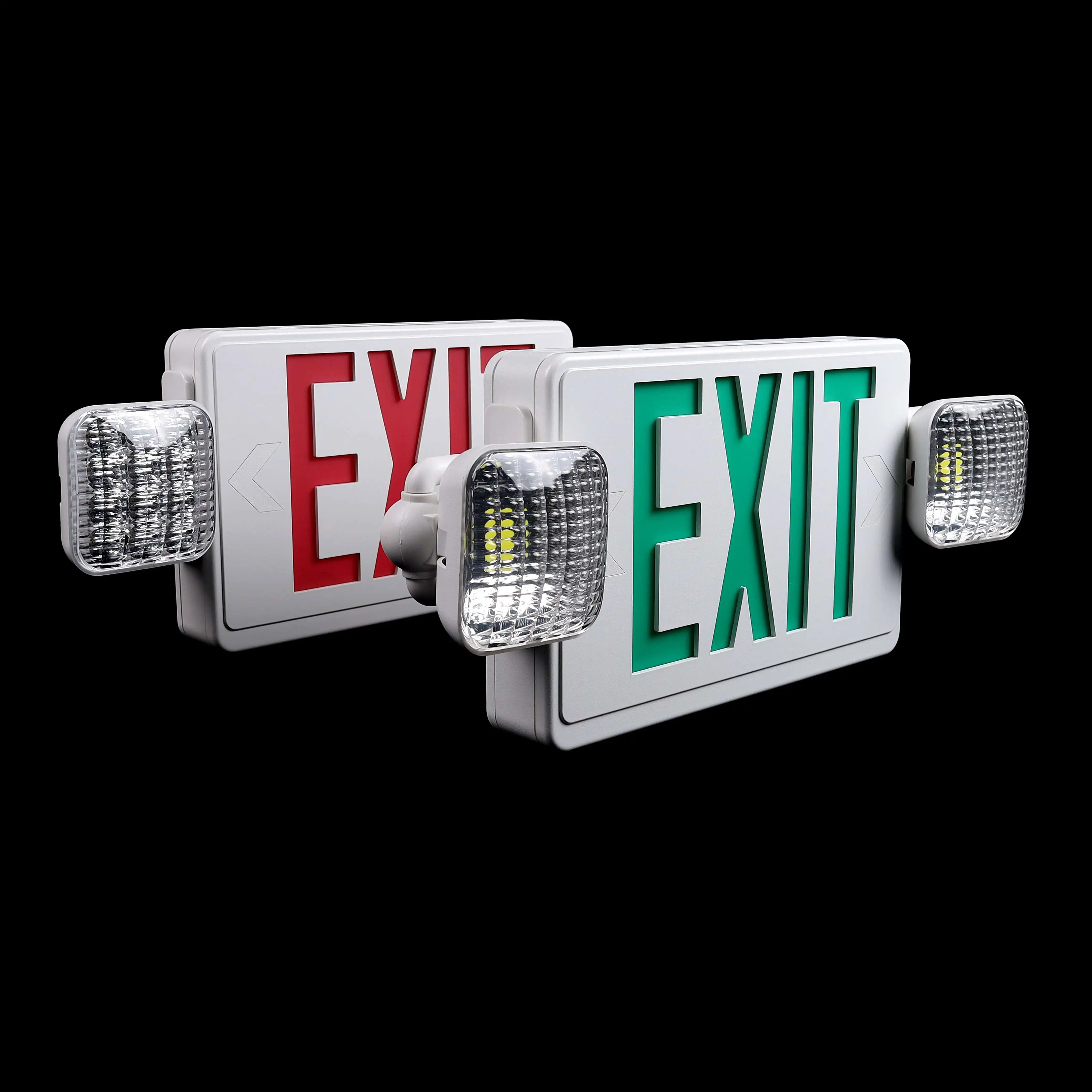 Emergency Exit Sign Combo Exit Light With Spot Exit Light With ...