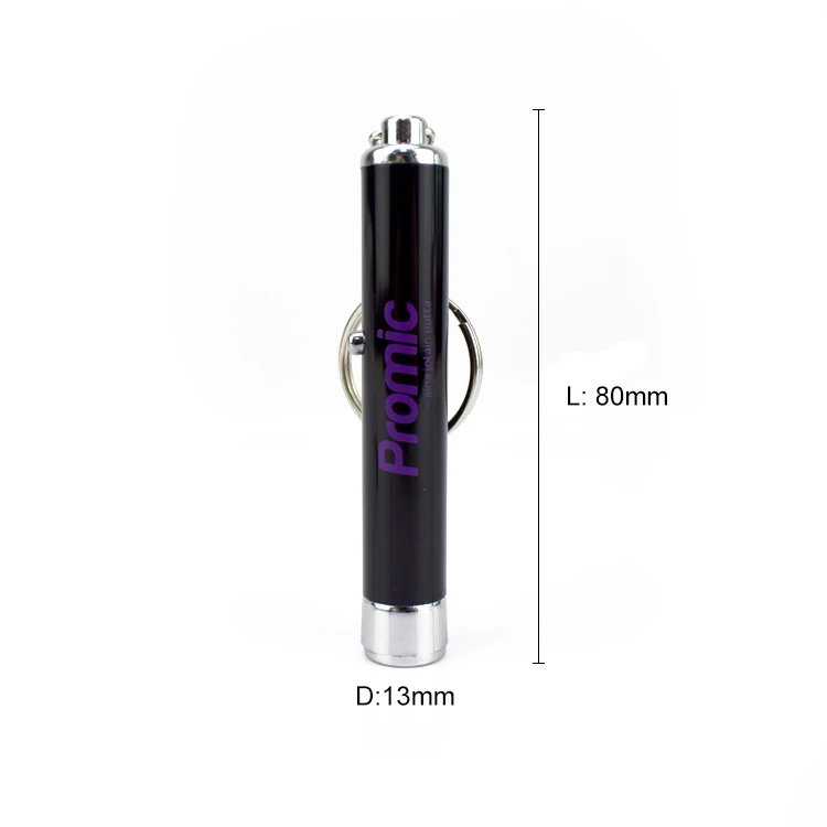 Custom Logo Projected Mini LED Flashlight Keychain