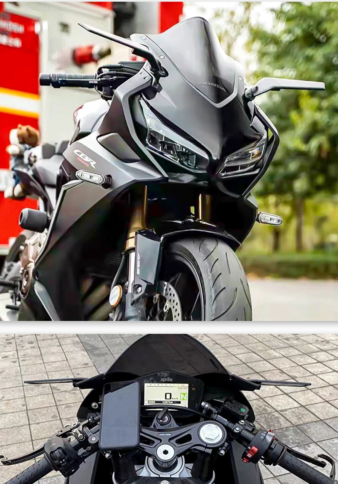 Adjustable Rotating Racing Motorcycle Side Mirrors Universal Modified ...