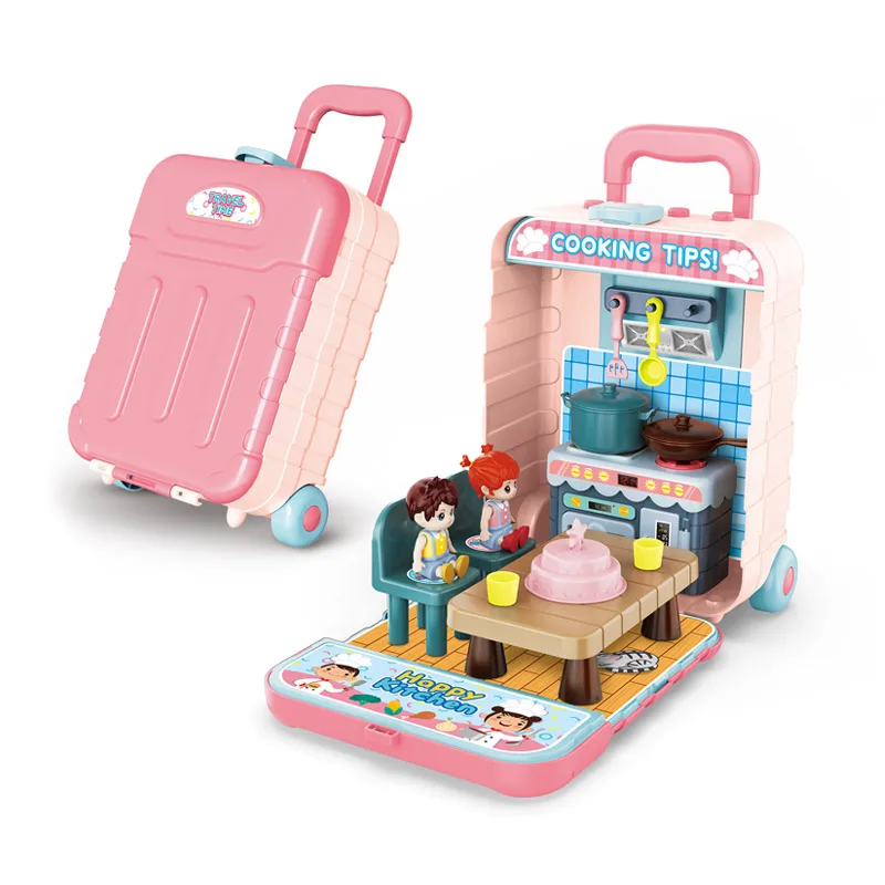 Ept Kid Musical Trolley Case Diy Present Pretend Play Kitchen ...