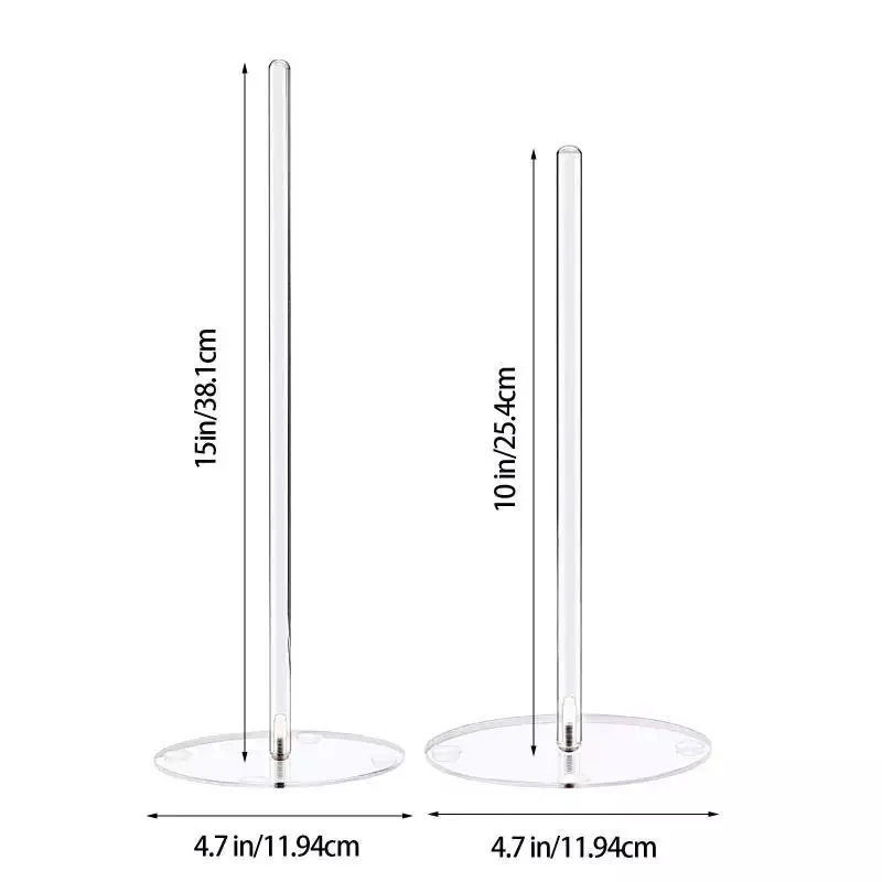 Clear Acrylic Donut Wall Stand Lucite Doughnut Holder Tower Display ...