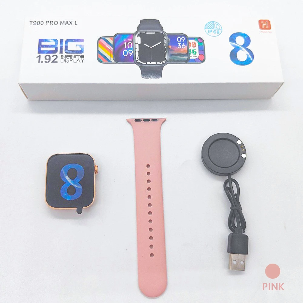 New Arrivals T900 Pro Max L 8 Series 1.92 Inch Smartwatch Relogio Reloj Intelgente Heart Rate ...