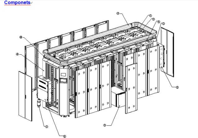 Modular Data Center Solutions - Cooling System Server Cabinet