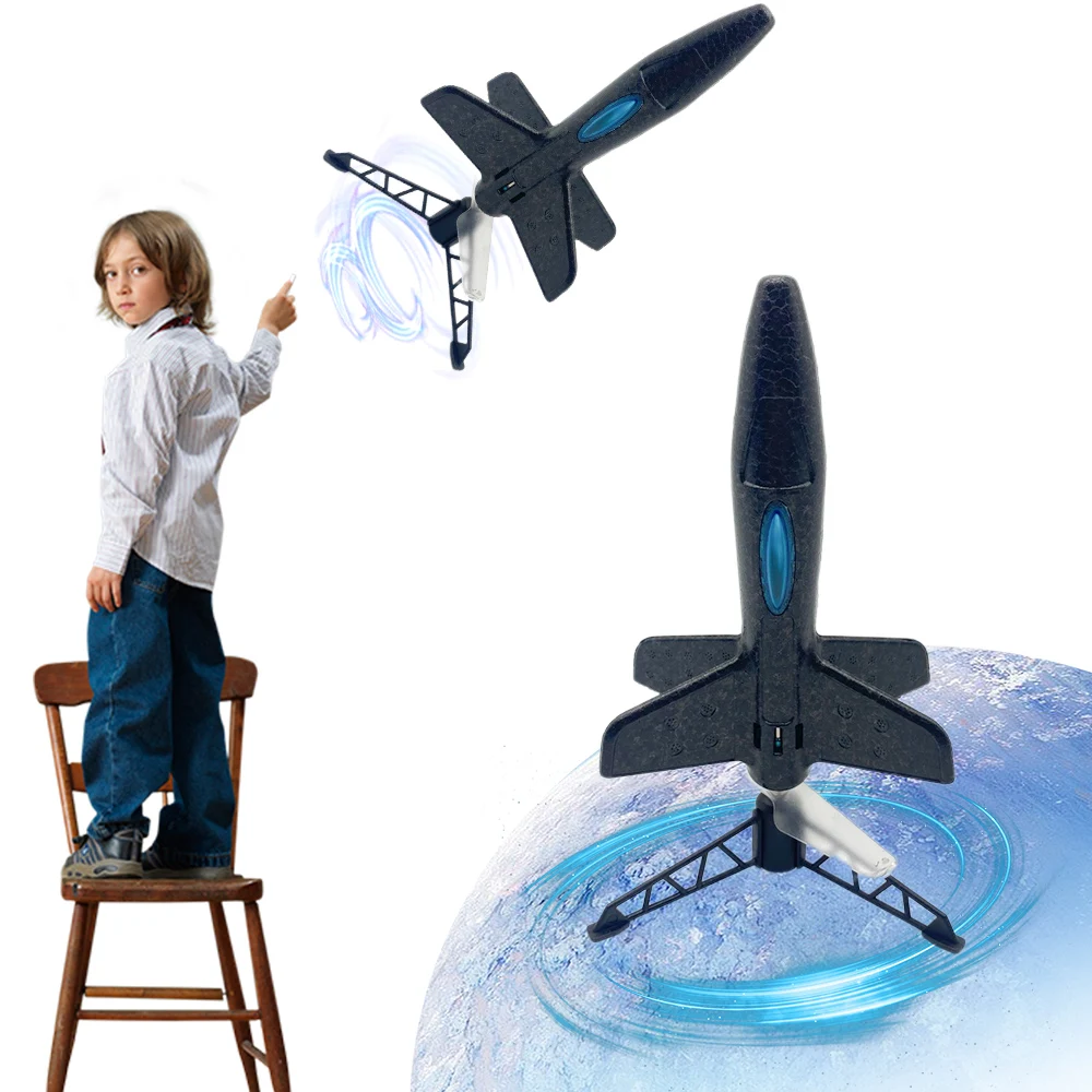 Electric Rocket Launcher For Kids Motorized Air Rocket Toy Launch Up To ...