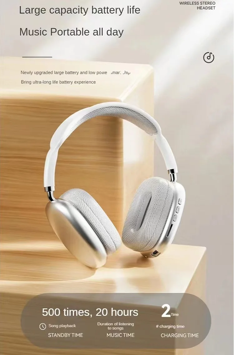 P9 Pro Max Wireless Headphones Bluetooth Adjustable Sports Music ...