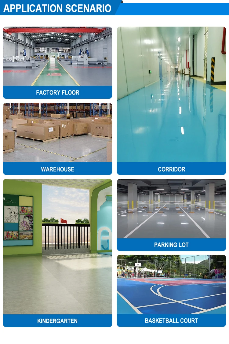 Mojiang Water-based Coating Self-leveling Epoxy Floor Paint, Epoxy ...