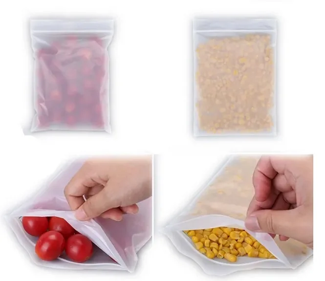 Home Compostable Resealable Freezer Safe Biodegradable Compostable Ziplock Zipper Bag For Snack ...