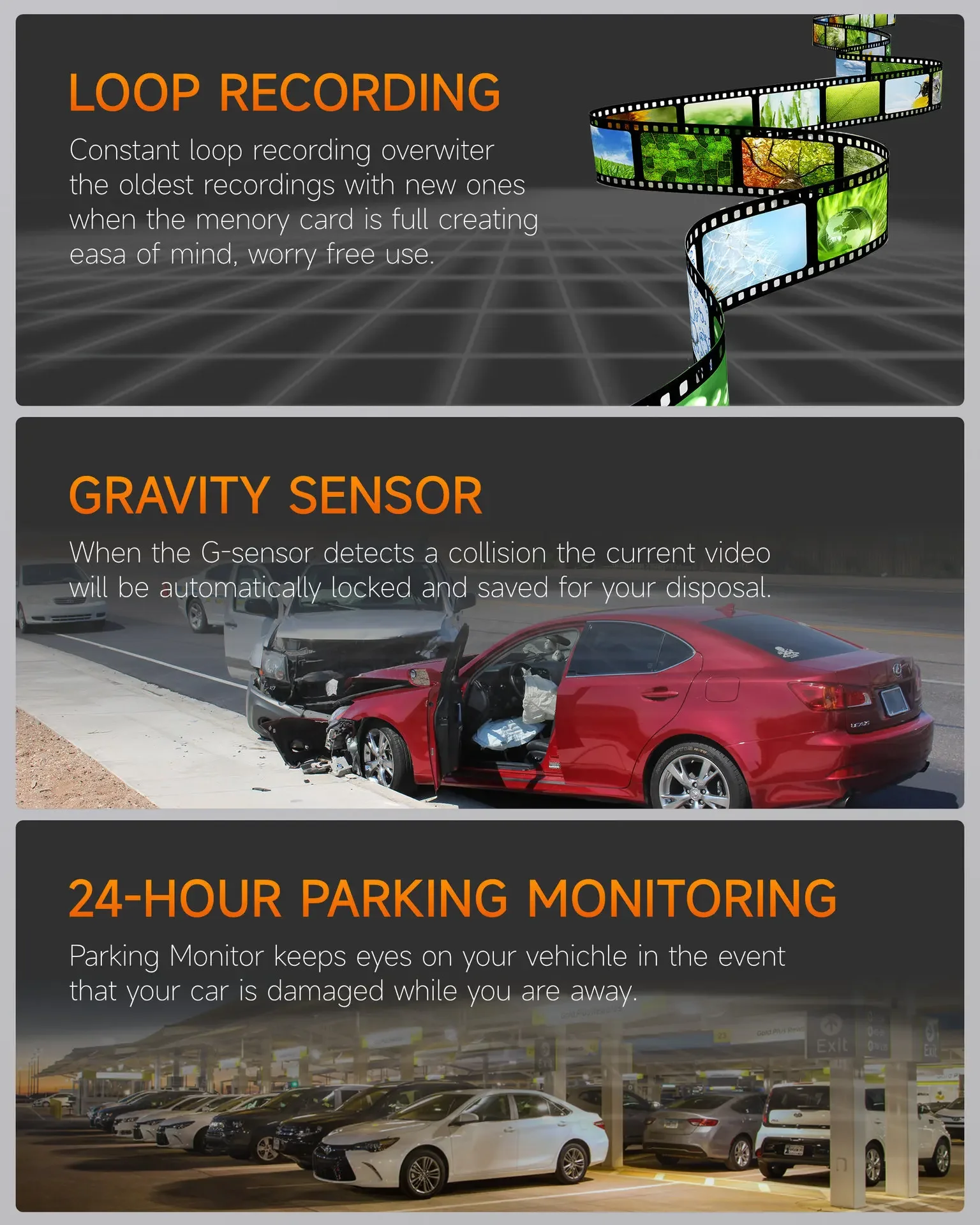 AI Dashcam with 2K Front & 1080P Rear Cameras - Reliable Car Black Box