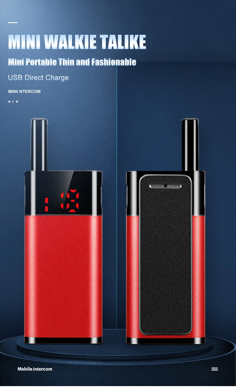 Ear Hook Intercom Beauty Salon Waiter Intercom Walkie Talkie Long Range ...