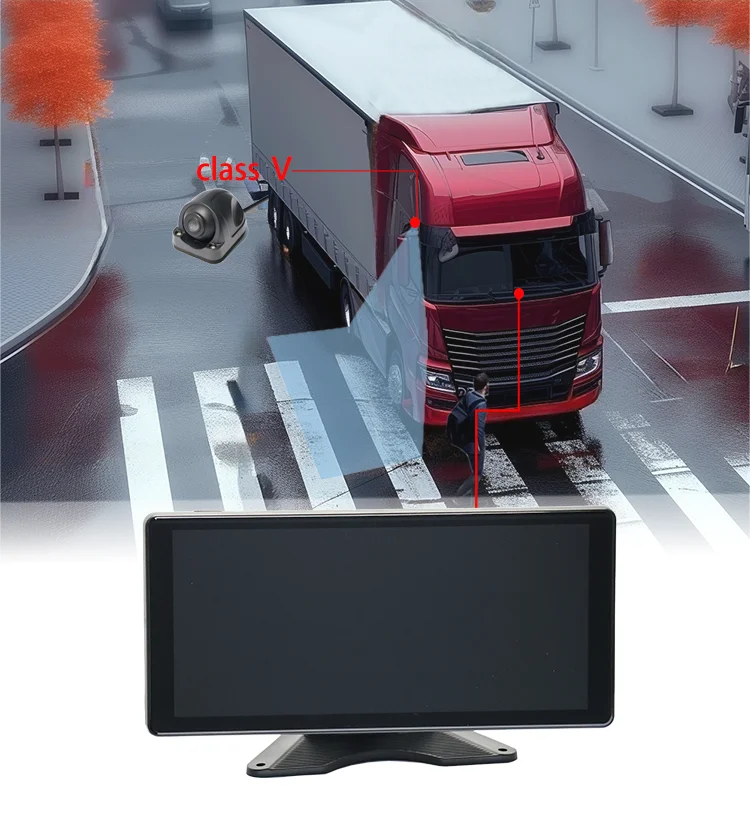 10.36inch Hd Emark R46 Class V Blind Spot Side View Heavy Duty Truck ...