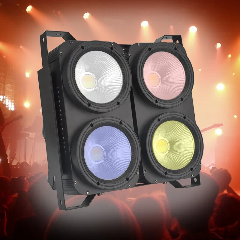 4 Eyes Led Blinder Light - 4x100w COB Warm Cool White 2in1