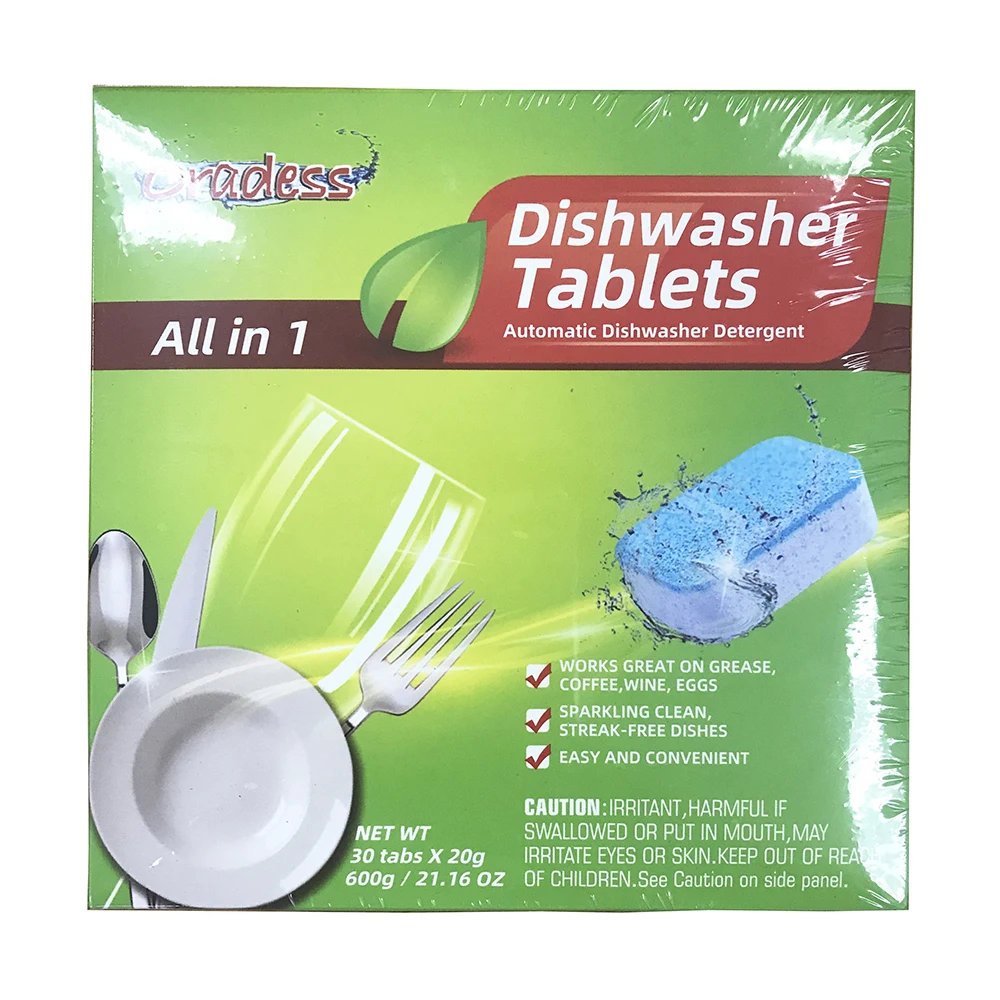 Dishwasher Cleaner Tablets Detergent Dish Washing Machine Effervescent ...