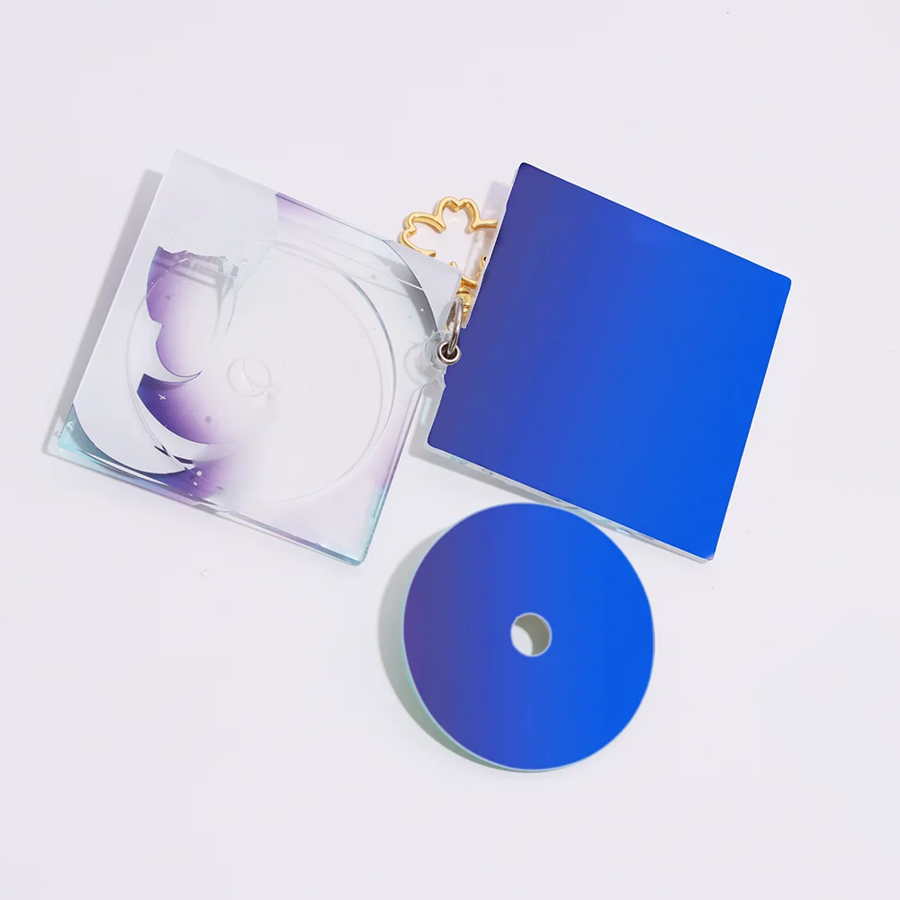 Vigreat New Arrivals - Creative CD Keychain Acrylic Case