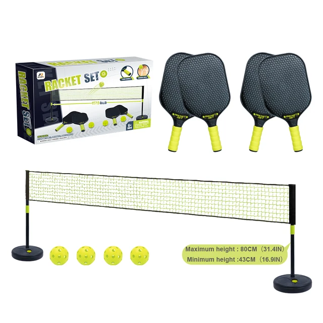 Outdoor Sporting Toys Pickleball Set With 4 Meters Net Height Ajustable ...