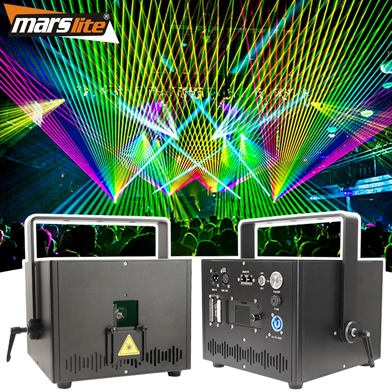 10W RGB Laser Show Projector - Perfect for Events, Parties, Disco, and ...