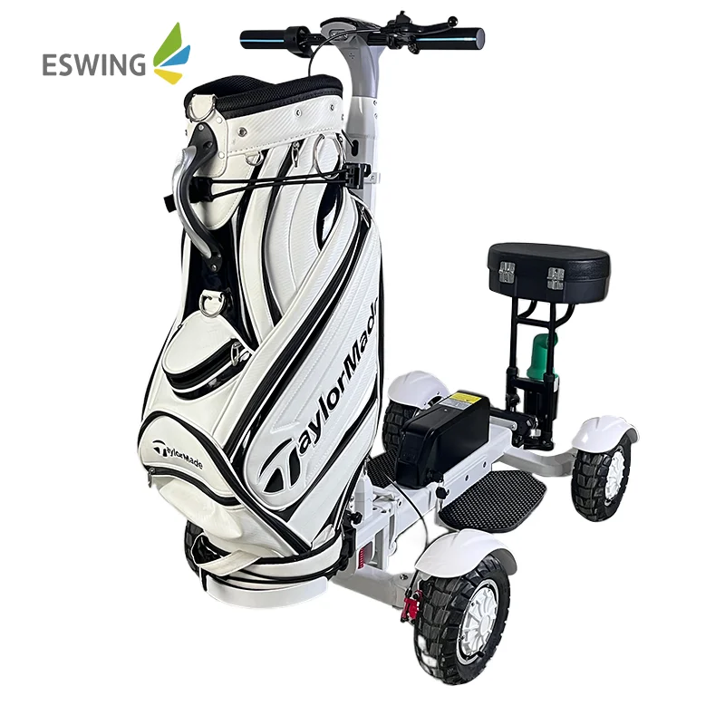 Single Seat Electric Golf Cart 4 Wheels Motorized 2400w Golf Mobility ...