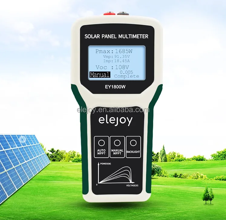 ELEJOY EY1800W LCD MPPT Solar Panel Multimeter - 1800W PV Tester