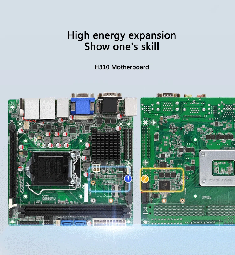 2u Server Cooling Fan Pc Hosts Intel 6th/7th/8th/9th Generation Core ...