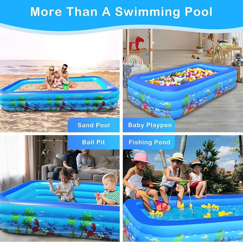Wholesale Portable Water Pool Inflatable Frp Rectangular Swimming Pool ...