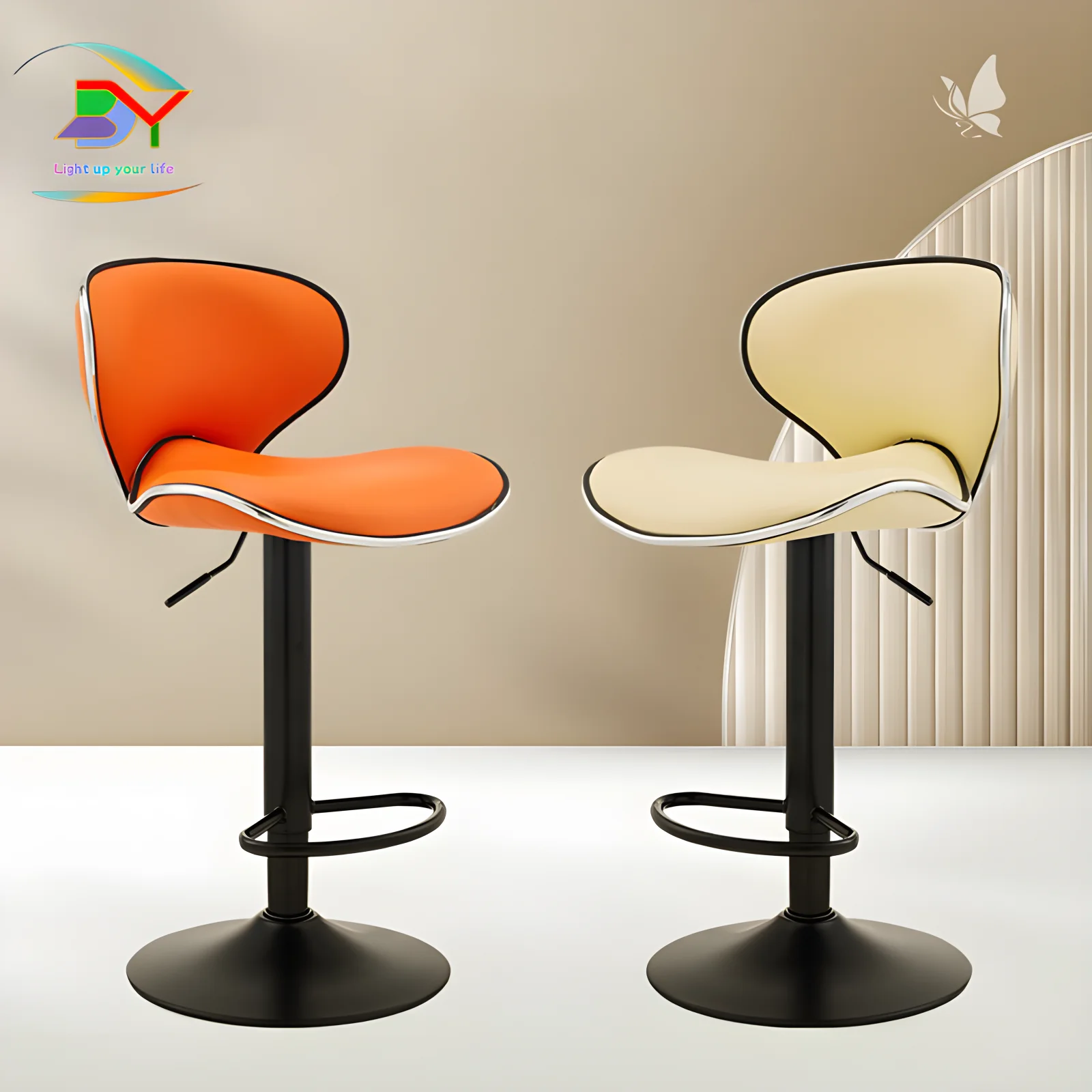 High-end Modern Design Height Adjustable Counter Stool-bar Chair By ...