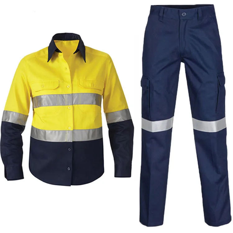 Reflective Mining Work Pants - High Visibility & Durability