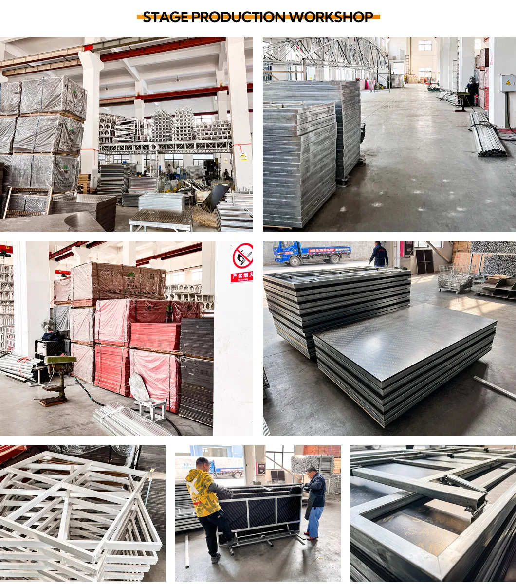 Fast Stage Event Stage Platform Sound System for Performance Adjustable ...