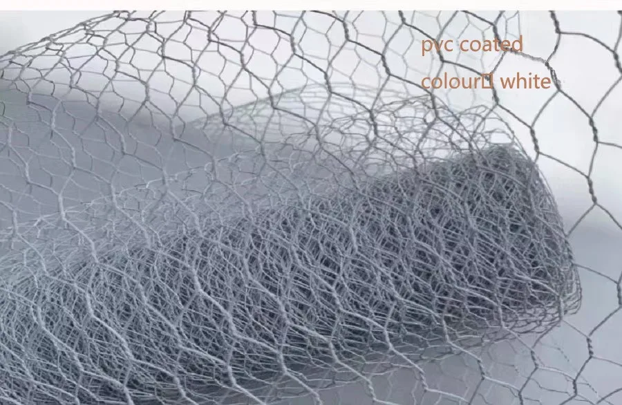 Custom Malla PVC Coated Plastic Hexagonal Iron Wire Mesh