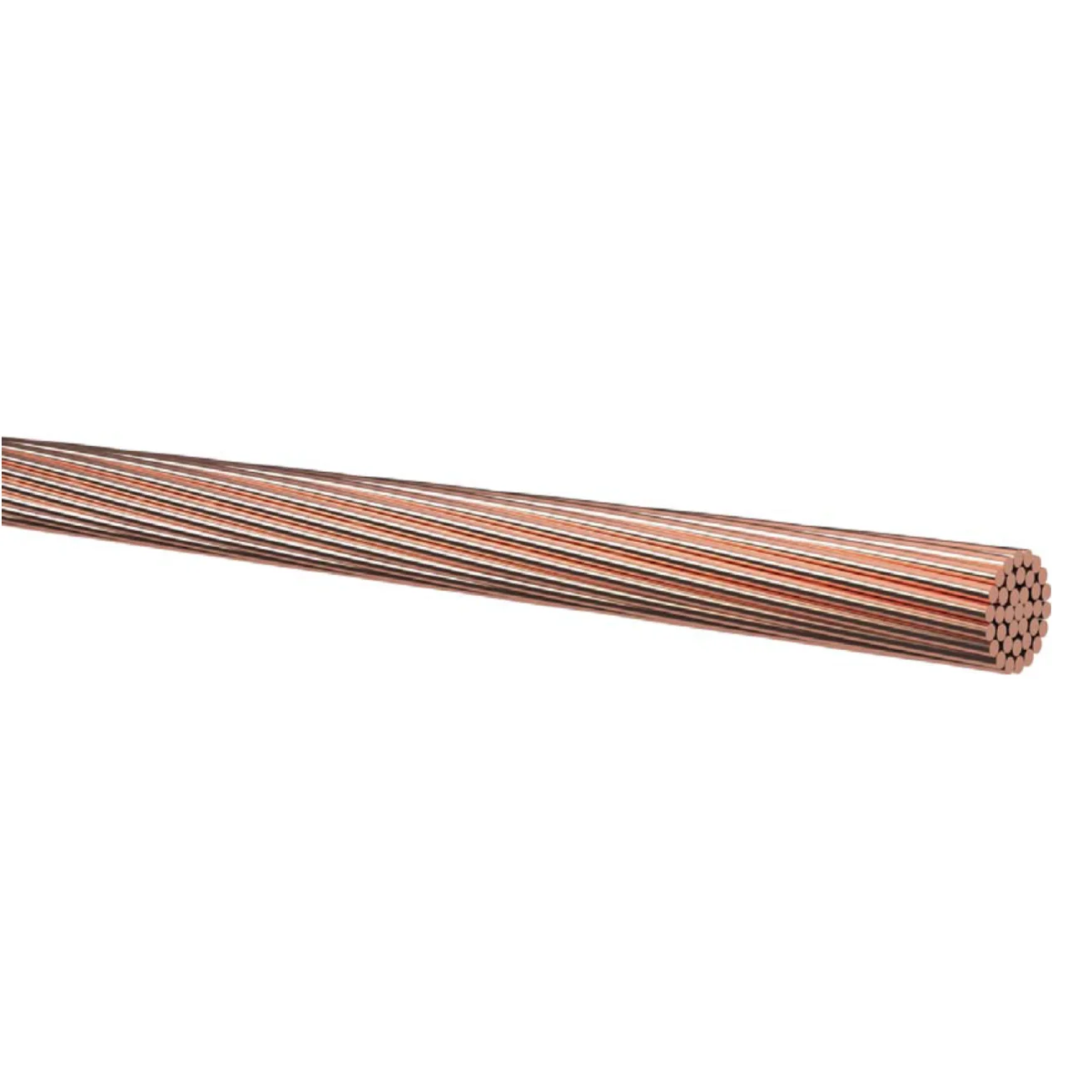 Bare Copper Wire for Overhead Power Lines Round Stranded Conductor ...