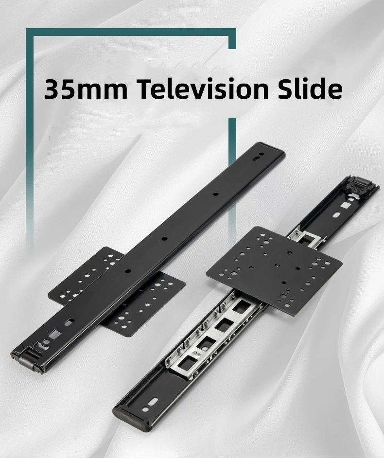 Folding Concealed Hidden Drawer Slide Rail Television Slide