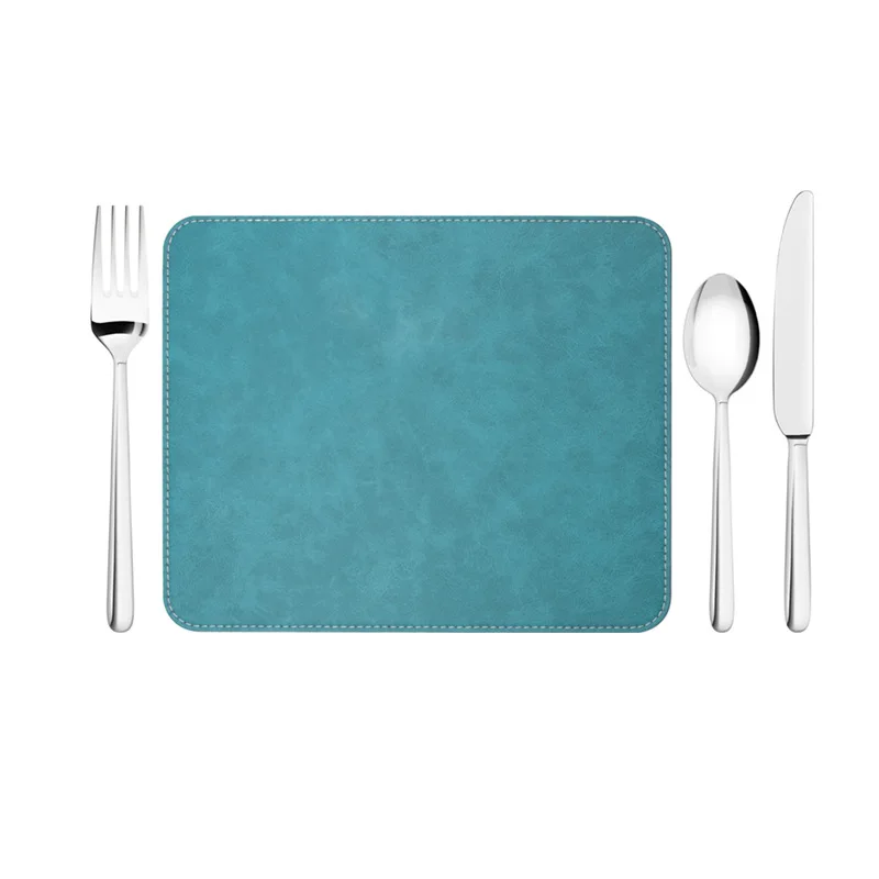 Rubysub Pu Leather Placemat Blank Sublimation Place Mat Table Mats Eat ...