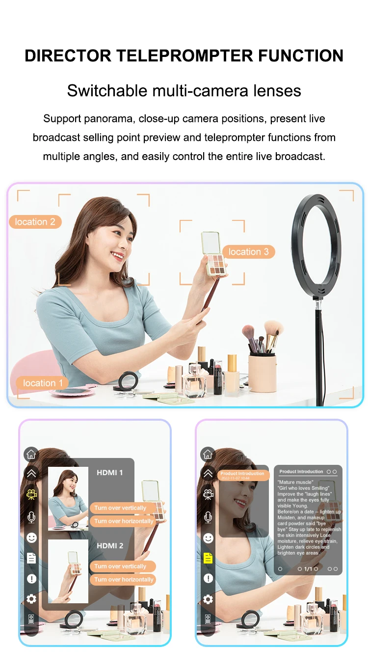 Cheap 32 Inch Interactive Vertical Live Show Machine Smart Broadcast ...