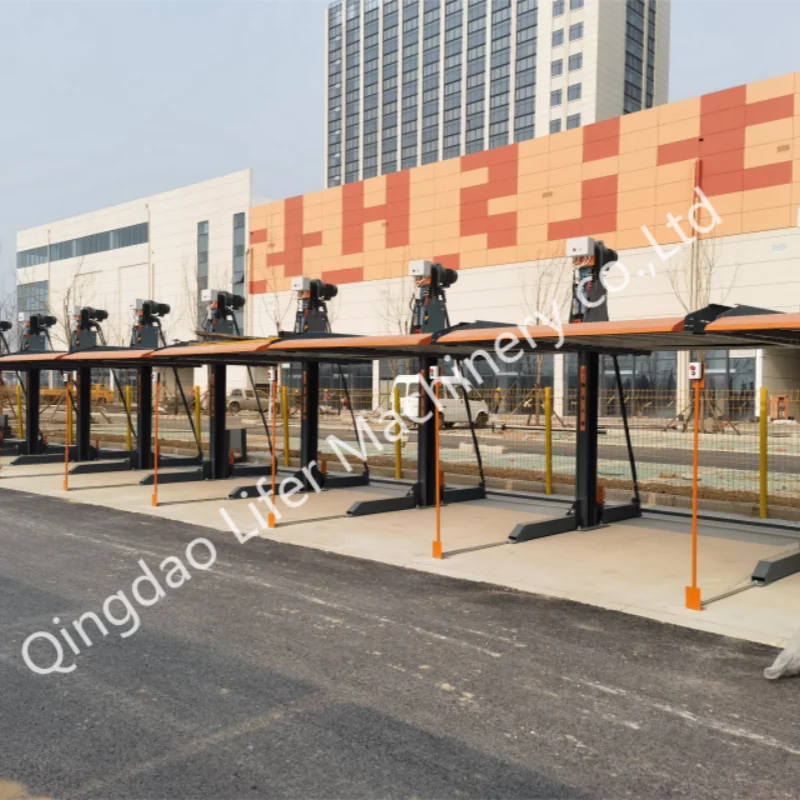 Automatic Lift Elevated Park System 2 Levels Vertical Car Parking - Buy ...