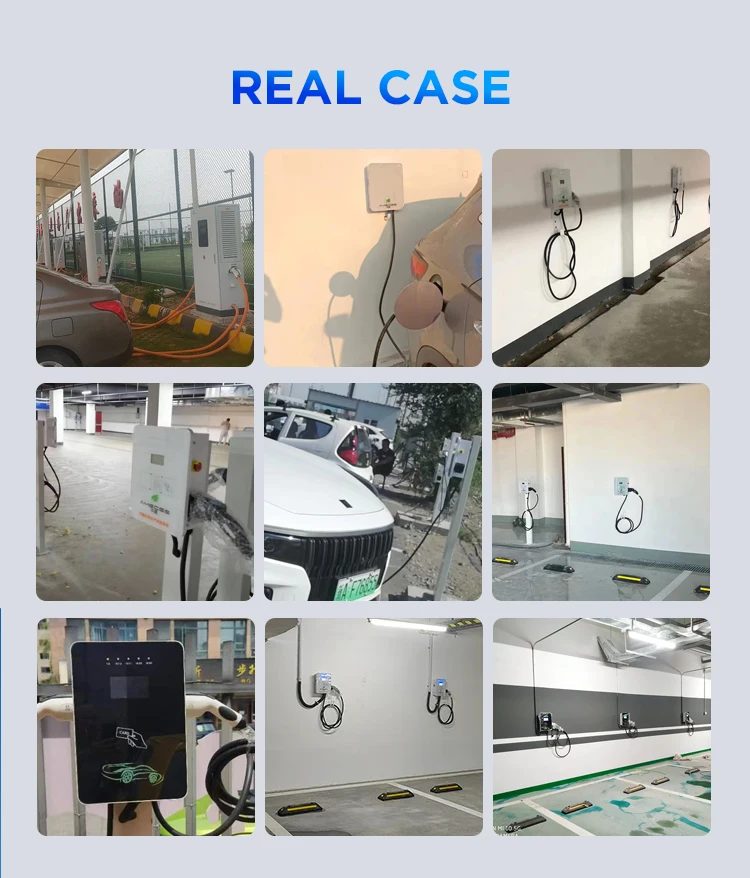 Amecee Ocpp Ev Charger Wallbox 11kw Type 2 380v 3phase Rfid Card 4g ...